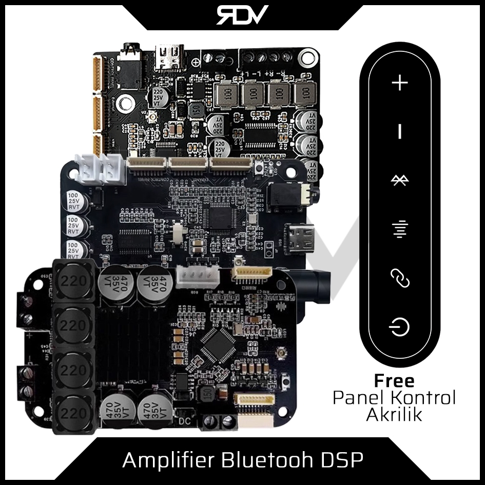 Jual Amplifier Bluetooth DSP MV Silicon | Shopee Indonesia