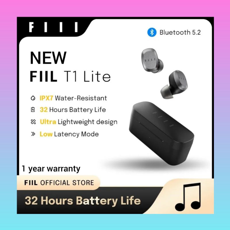 Jual Fiil T1 Lite ENC TWS Earphone Earbud Bluetooth 5.2 Gaming IPX7 ...