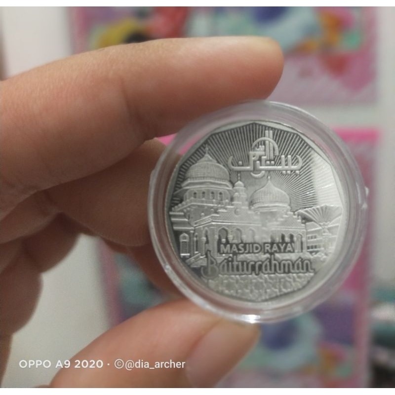 Jual DIRHAM ACEH BAITURRAHMAN/KOIN PERAK/1 PERAK/1 DIRHAM BUKAN WAKALA ...