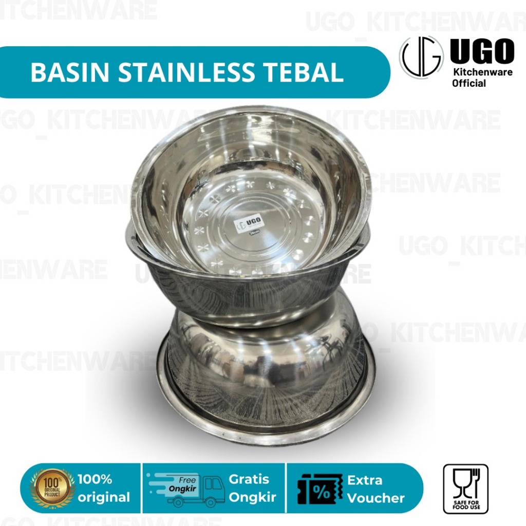 Jual Baskom basin korea mangkok makan super tebal 38 cm super quality ...