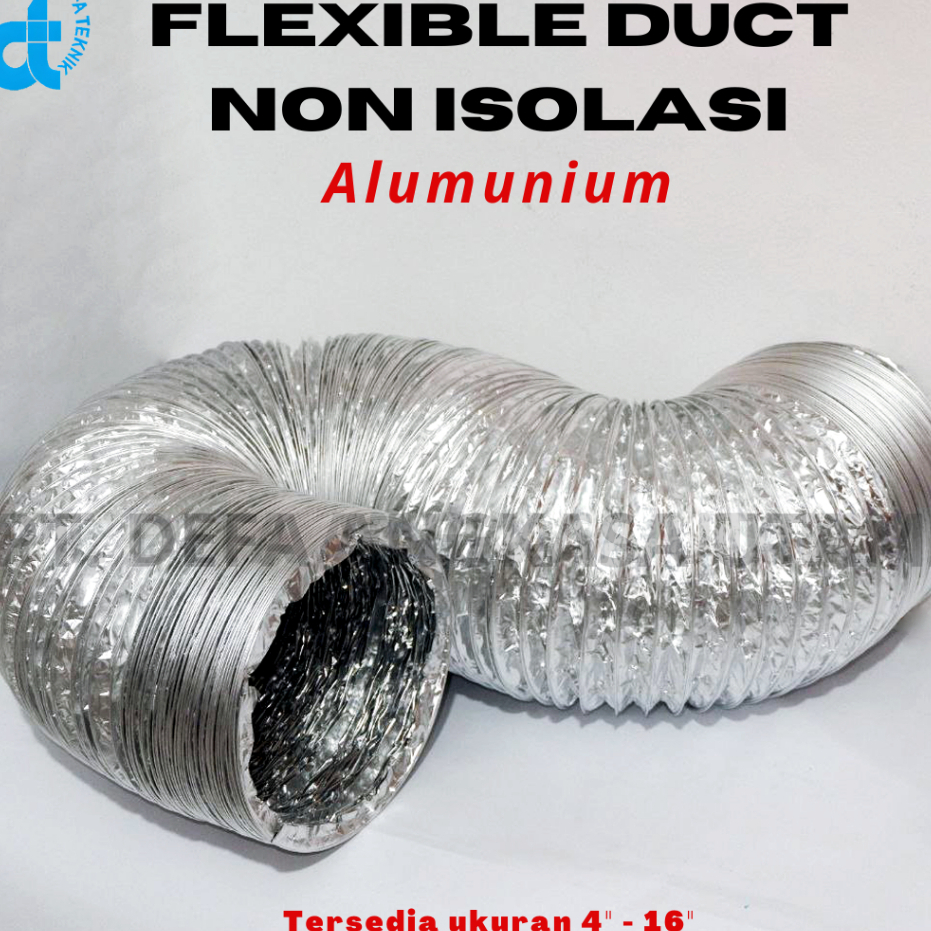 Jual Alumunium Flexible Ducting 12 inch Non Isolasi / Selang Flexibel ...