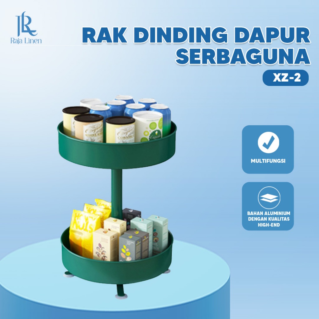 Jual Raja Linen Rak Bumbu Besi Putar 360 Derajat Susun Tempat Bahan ...