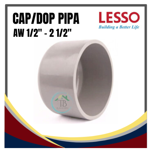 Jual CAP/DOP PIPA AW 1/2" LESSO. HARGA SATUAN (PCS) | Shopee Indonesia
