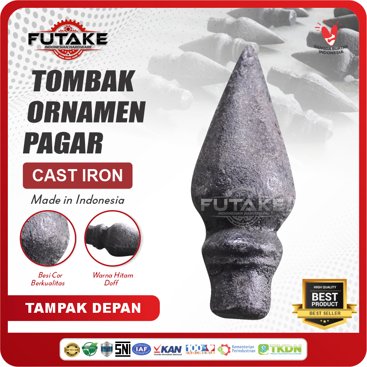 Jual FUTAKE - Ornamen Pagar Besi Cast Iron Tombak Pagar Cast Iron ...