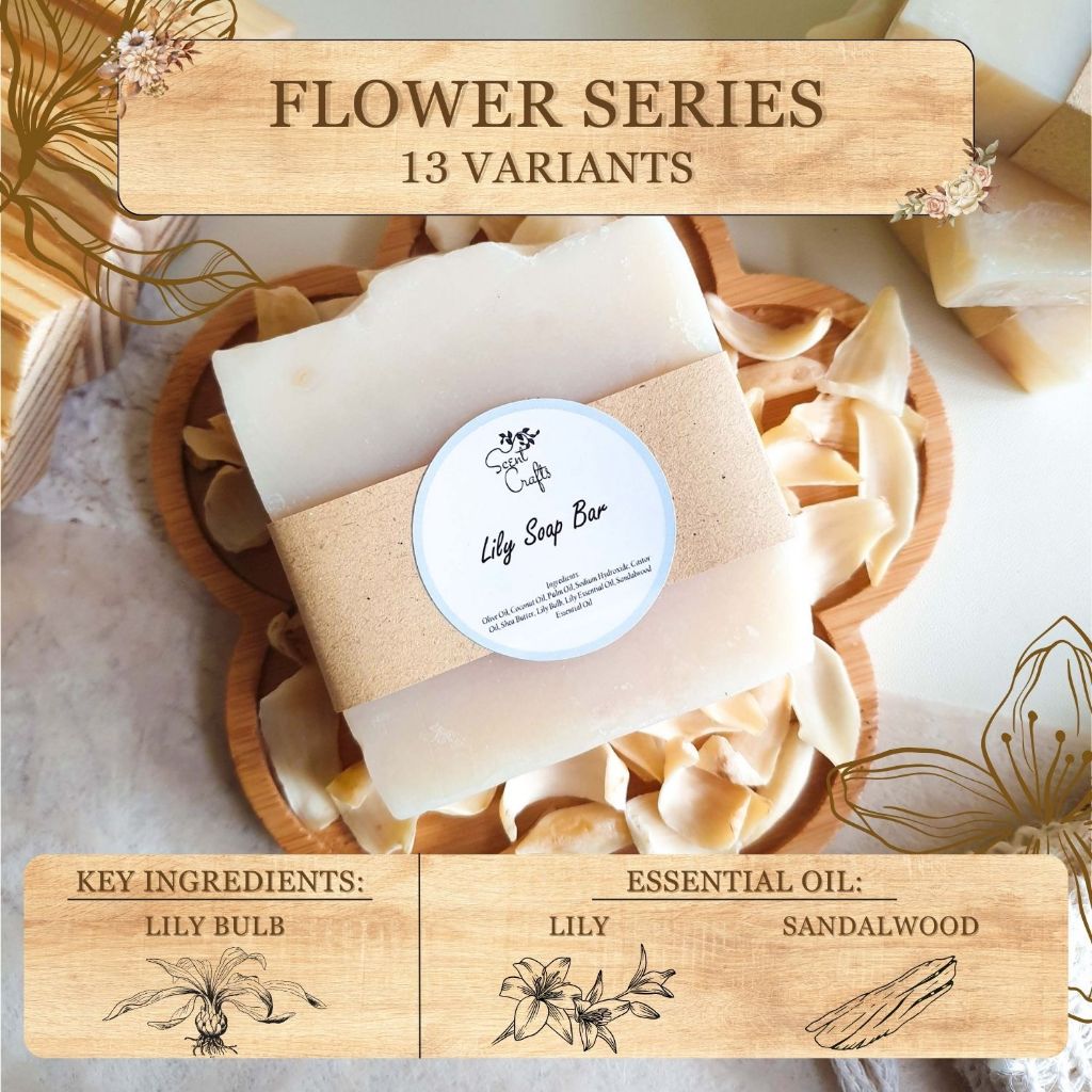 Jual Flower Series Soap Bar - Scent Crafts - Sabun Bunga - Handmade ...