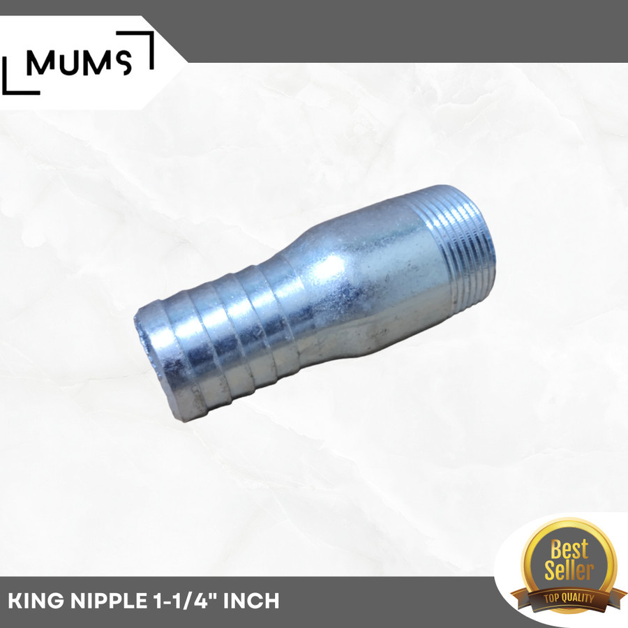 Jual Nipple King 1 1/4" x 98mm/Hose Nipple/KING NIPPLE HOSE NEPEL ...