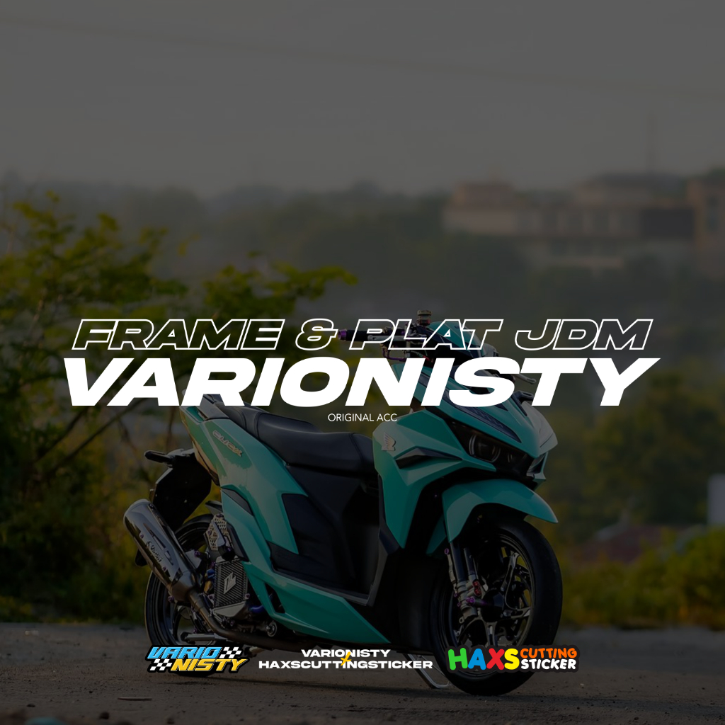 Jual Frame Plat Nomor Motor Original Acc By Varionisty | Shopee Indonesia