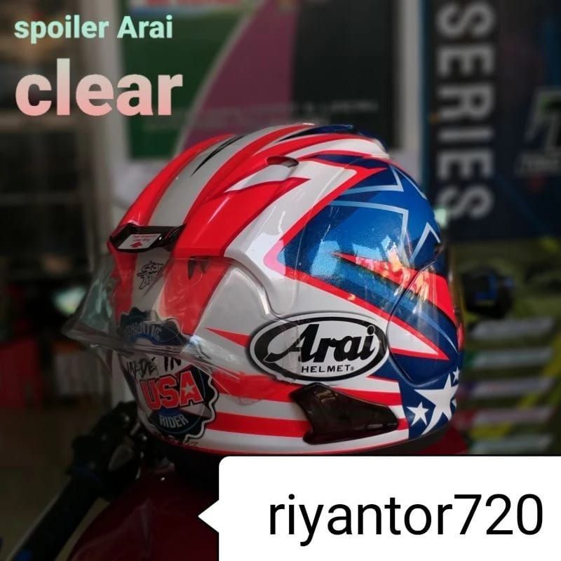 Jual GP PAD ARAY SPOILER HELM TSR RR5 SCOOT COPY ARAI EXTENTED DIFFUSER ...