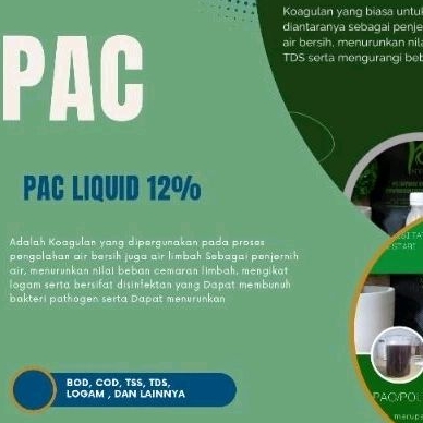 Jual PAC LIQUID 12 percent untuk menjernihkan air limbah Domestik dan ...