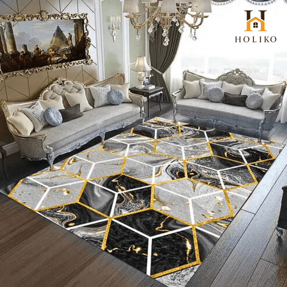 Jual ABCD - Karpet Lantai Permadani 100x150 Motif LX Puzzle Polyester ...