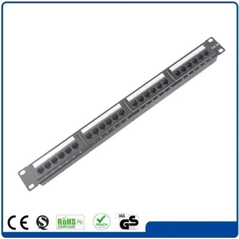 Jual PATCH PANEL NETWORKING 24 PORT WITH MODULAR 19" 1U | Shopee Indonesia