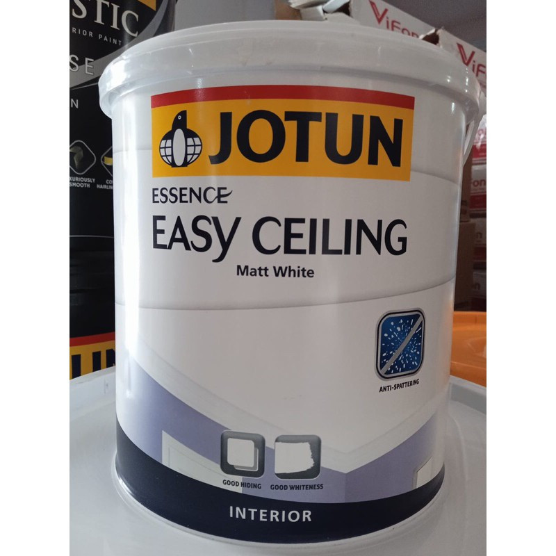 Jual Jotun Easy Ceiling White 18 Ltr/Cat Gypsum/Cat Plafon | Shopee ...