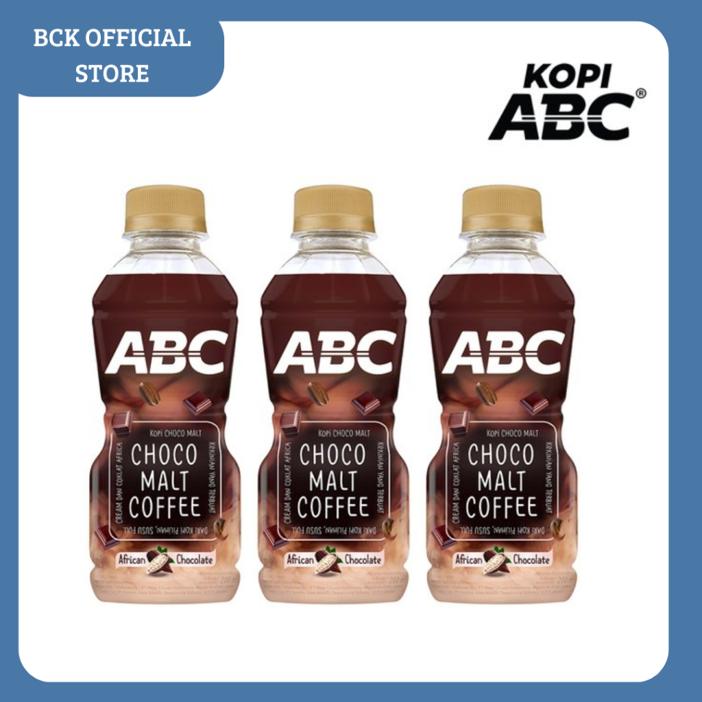 Jual Kopi ABC Chocomalt Botol/Kopi Instan ABC Botol 200ml | Shopee ...