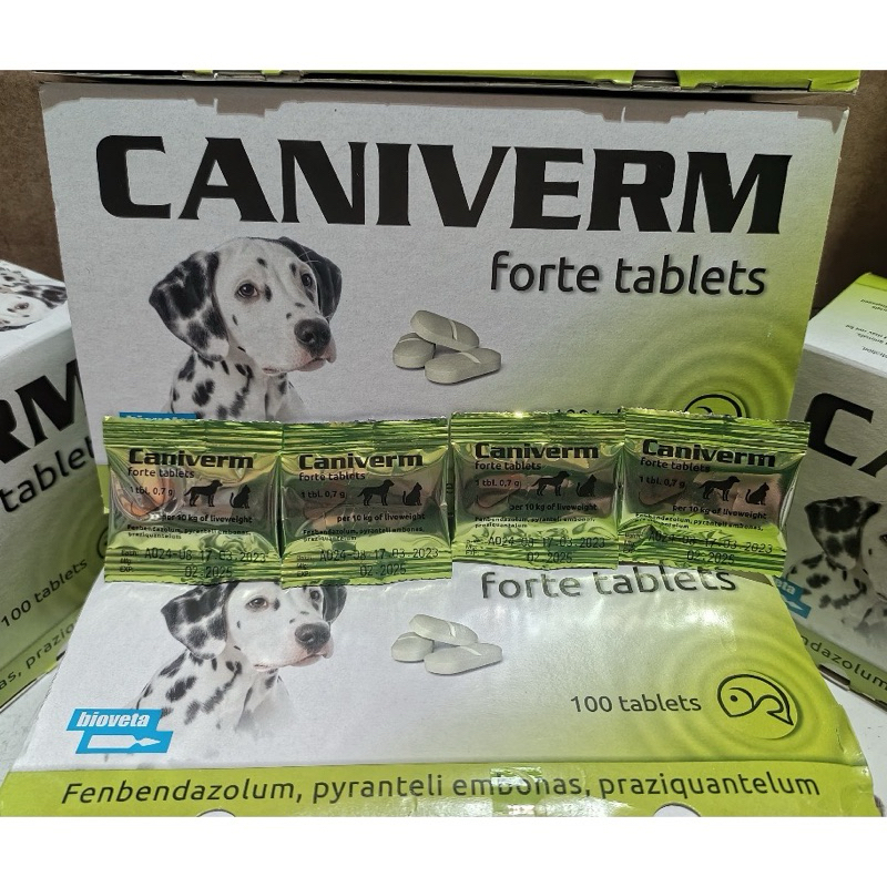 Jual Caniverm Satuan Obat Cacing Anjing dan Kucing per 10kg | Shopee ...