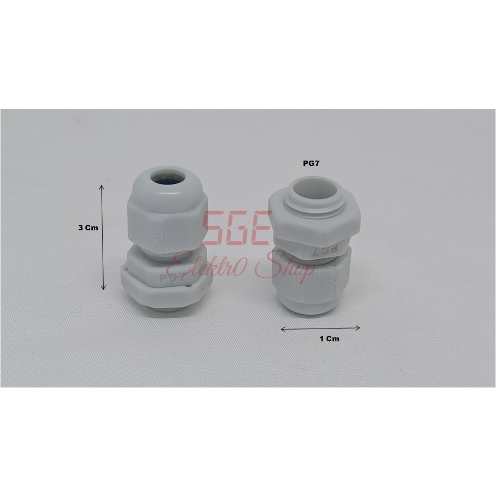 Jual Cable Gland PG 7 hitam dan putih | Shopee Indonesia