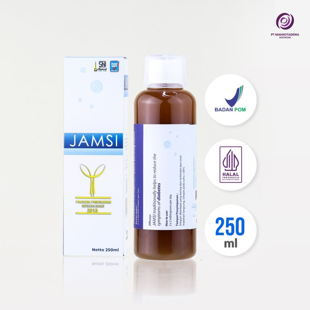 Jual Jamsi 250ml Herbal Diabetes Jamu Gula Darah Obat Kencing Manis ...