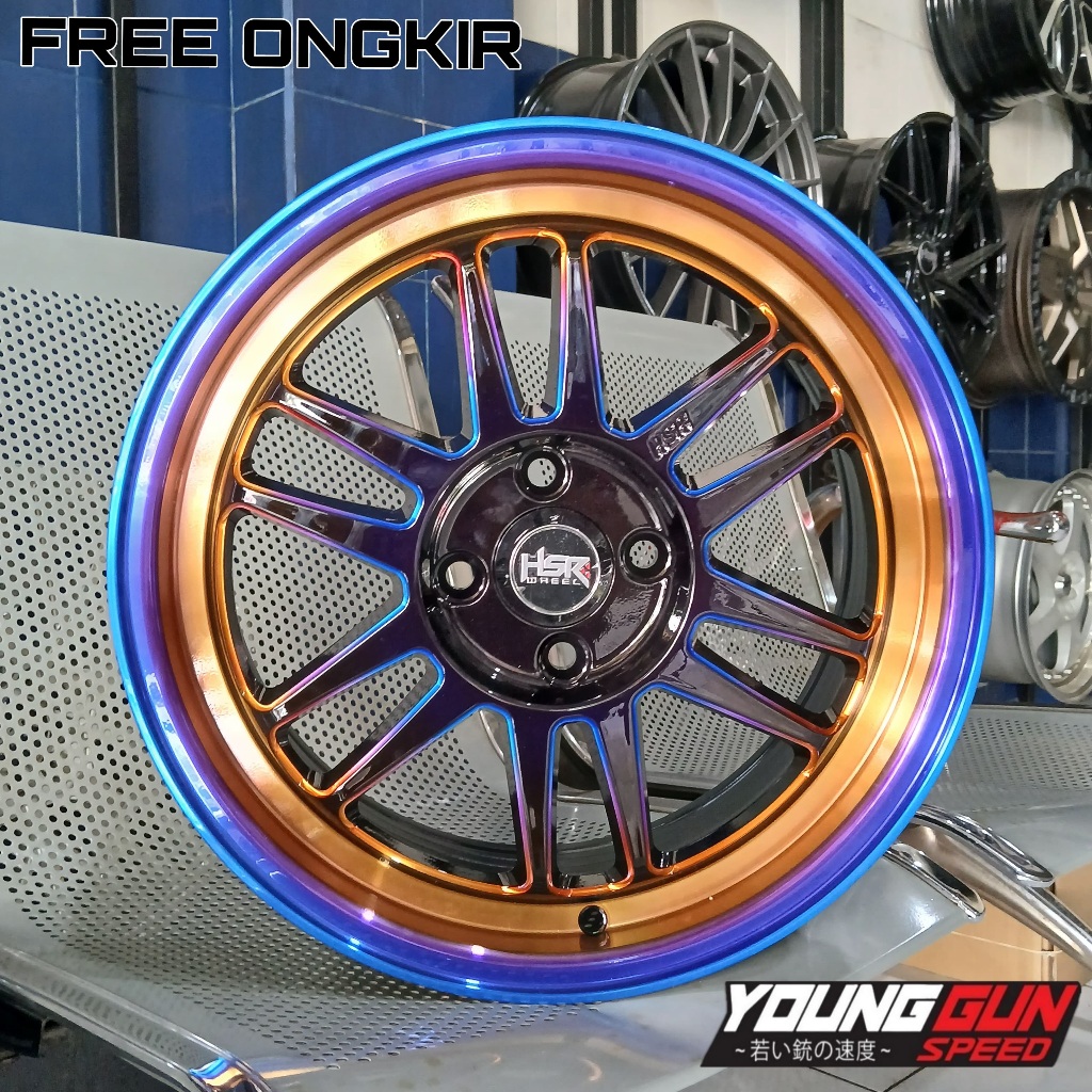 Jual pelek racing r16 brio jazz baleno city vios freed swift velg hsr ...