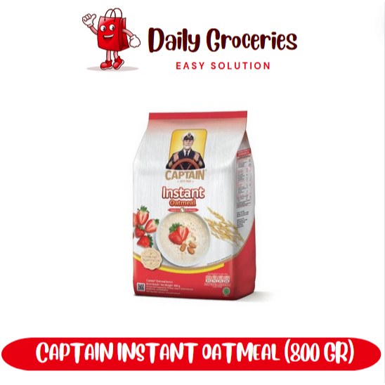 Jual Captain Oat Instant Oat Meal 800Gr + 100Gr | Shopee Indonesia