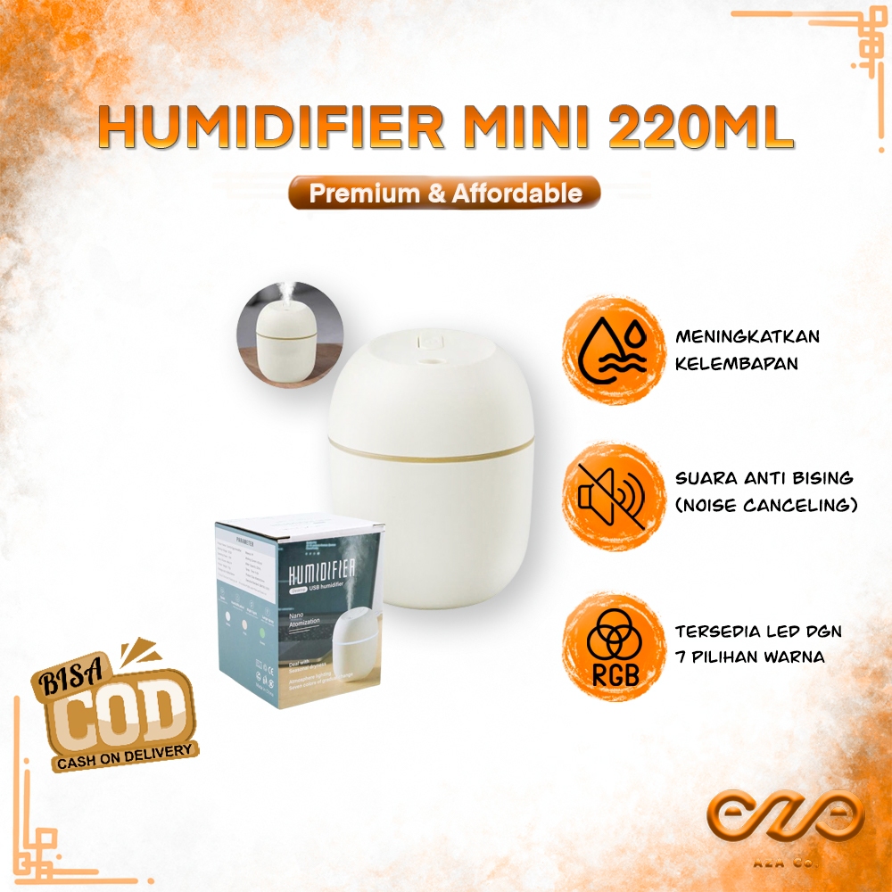 Jual Taffware HUMI Pelembab Udara Aromaterapi Mini Air Humidifier ...