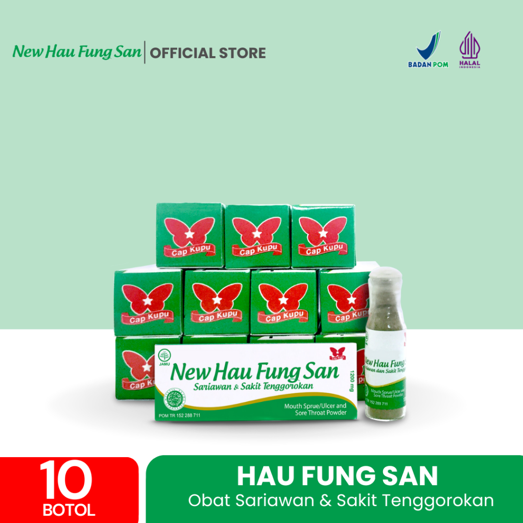 Jual [12 PCS] Hau Fung San Botol - Obat Sariawan | Shopee Indonesia