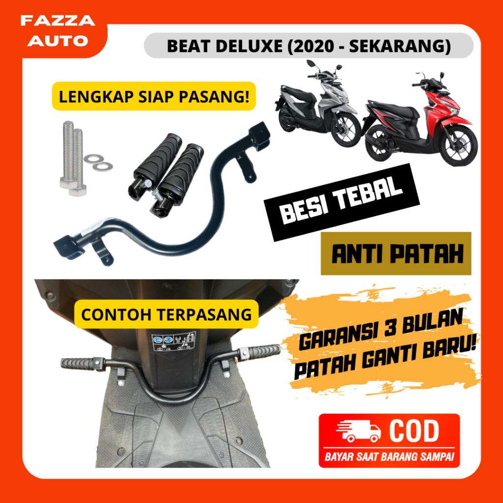 Jual FOOTSTEP DEPAN BEAT DELUXE (2020 - SEKARANG) LENGKAP | Shopee ...