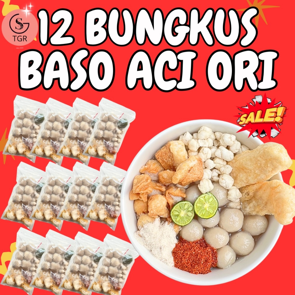 Jual BASO ACI ISI 12 BUNGKUS PAKET ICIPP | Shopee Indonesia