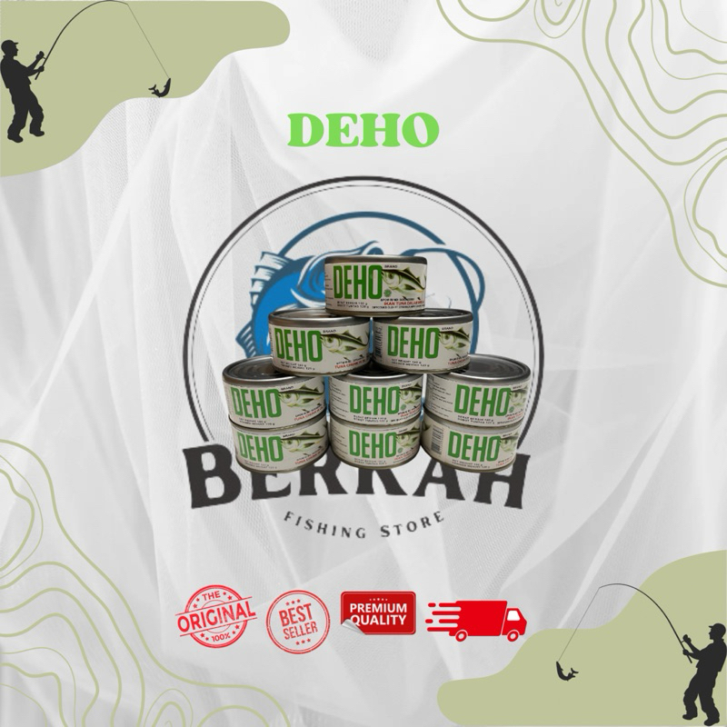 Jual DEHO TUNA CHUNK IN OIL / TUNA DALAM MINYAK 180g - UMPAN PANCING ...