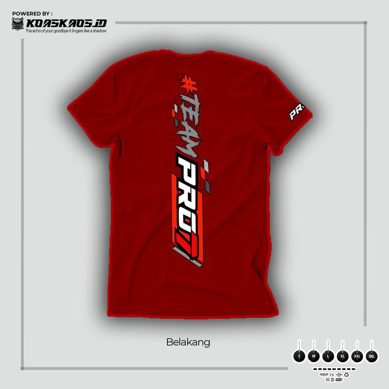 Jual Kaos Team Pro7 / Baju T-shrit Team Pro7 Premium ~ Free sticker ...