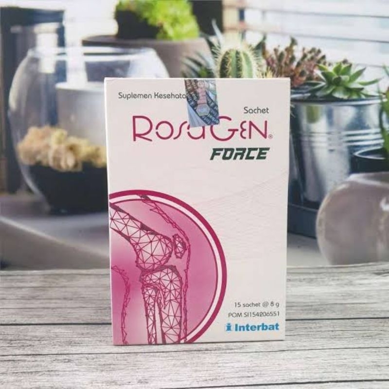 Jual Rosagen Sachet Isi 15 Original Suplemen Sendi Otot Dan Tulang ...