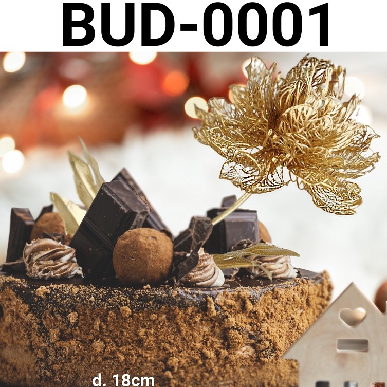Jual PRODUCT IMPOR BUD1 Cake topper hiasan kue bunga palsu artificial ...