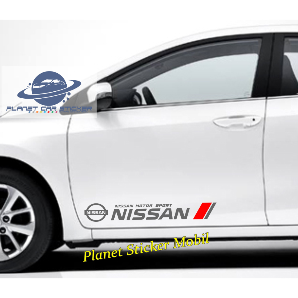 Jual new sticker nissan stiker body mobil nissan livina serena march ...