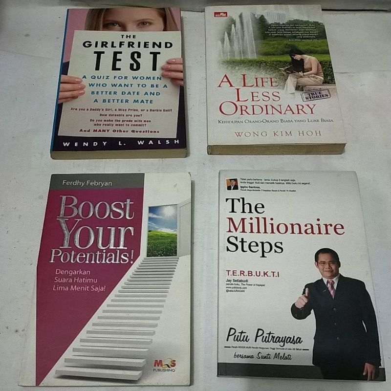 Jual Original the girlfriend test / A life less ordinary / Boost your ...