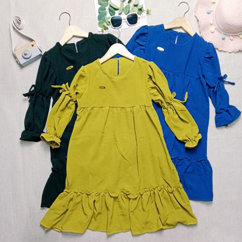 Jual Gamis Anak Perempuan KALUNA Crinkle Airflow Usia 2-7 Tahun ...