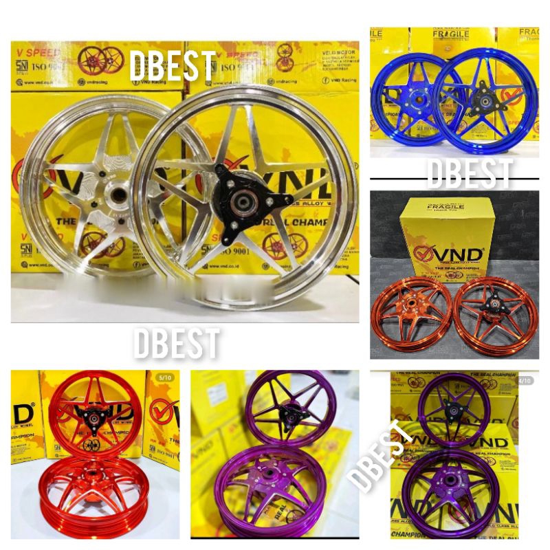 Jual VELG VND V SPEED AEROX NEW/OLD 185/215-14 VELAK VND VSPEED AEROX 155 185/215 RING 14 ...