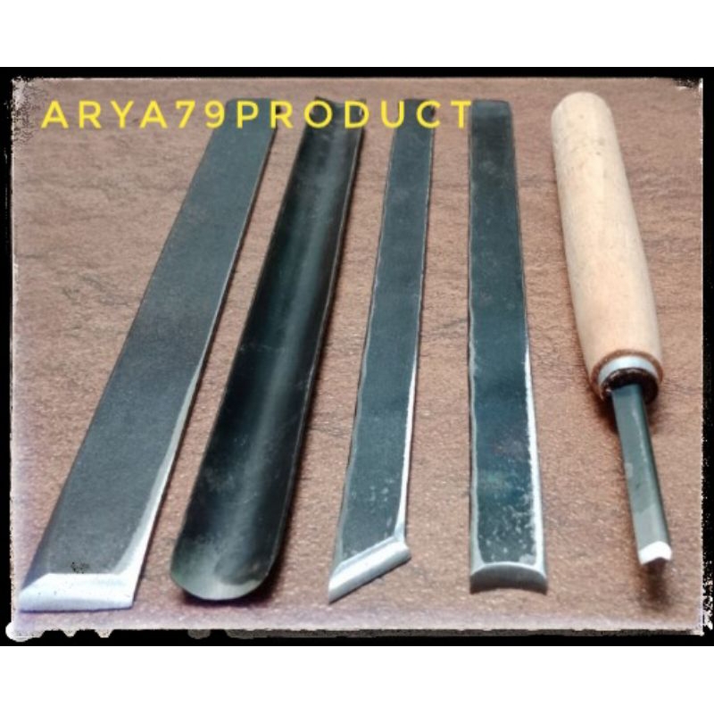 Jual pahat ukir kayu atau tatah ukir kayu pelengkap isi 5 pcs | Shopee ...