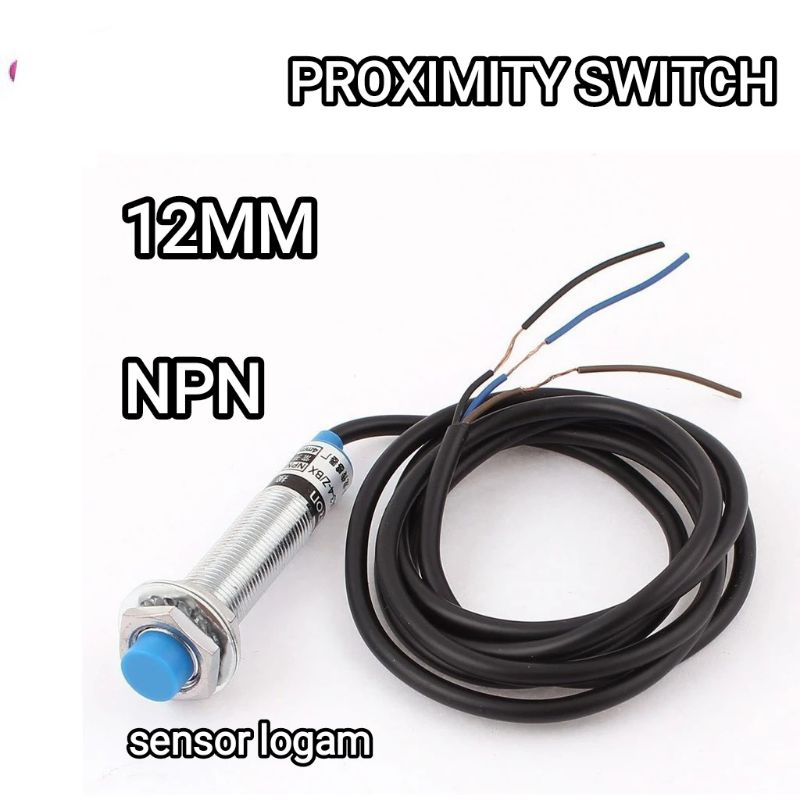 Jual sensor proximity induktif deteksi besi 12mm NPN NO | Shopee Indonesia
