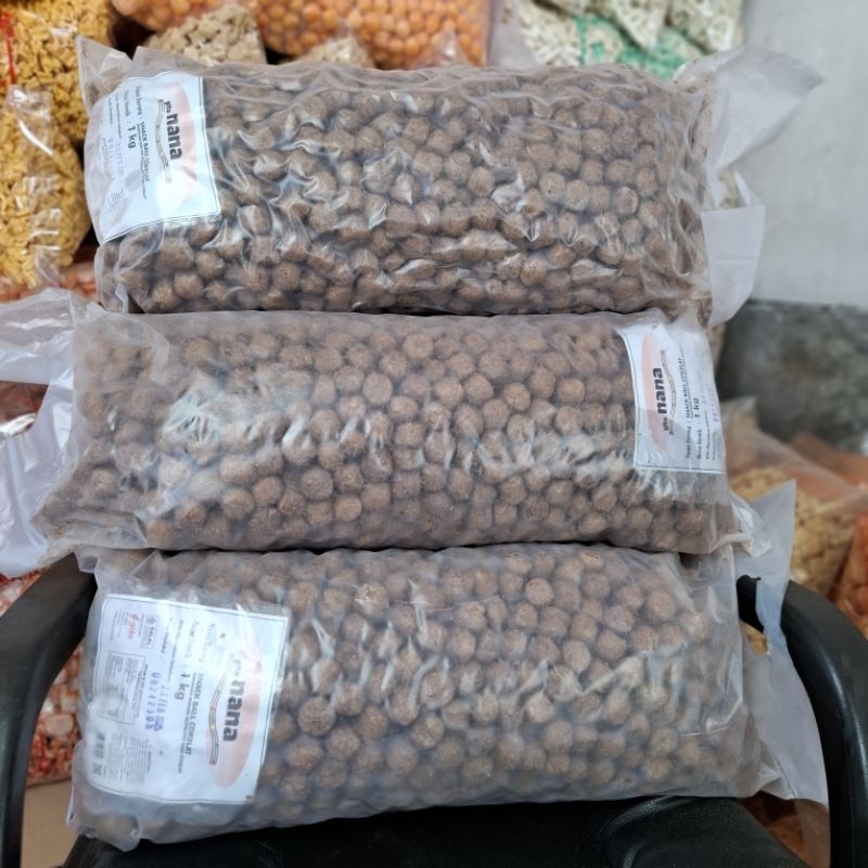 Jual snack ball coklat (chiki ball) 1kg | Shopee Indonesia