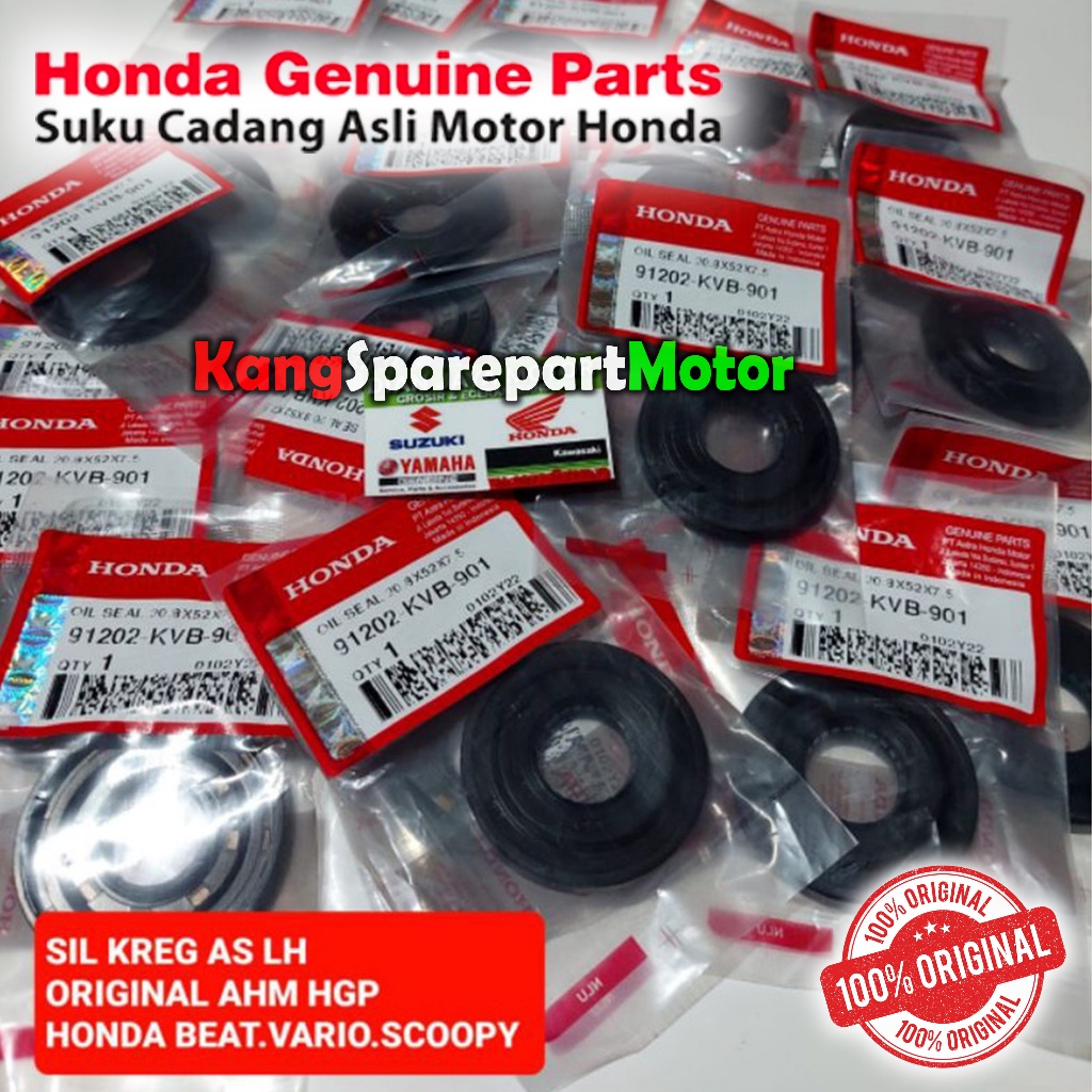 Jual 91202-KVB-901 Seal Sil Kruk As Vario Beat Scoopy Spacy Original ...