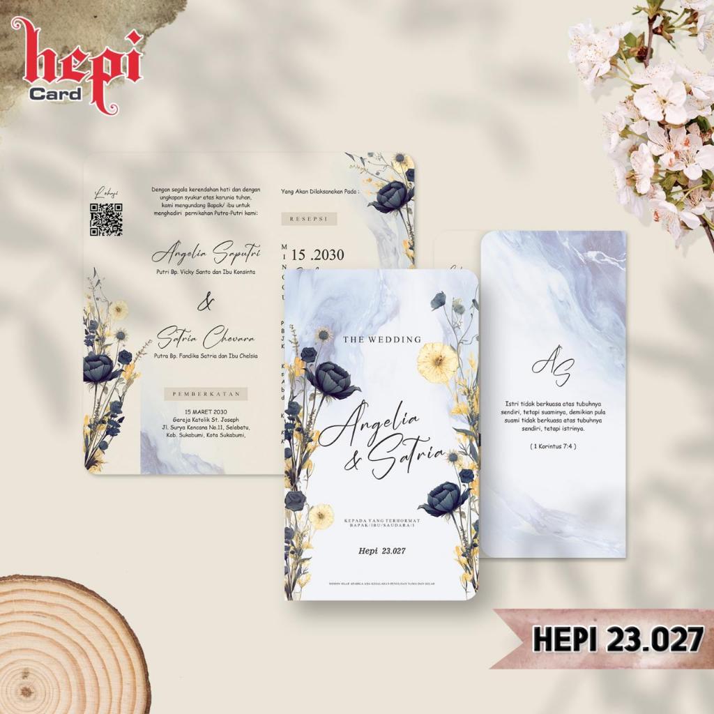 Jual Hepi 23.027| Blangko Undangan | Undangan Print | Undangan Kosong ...