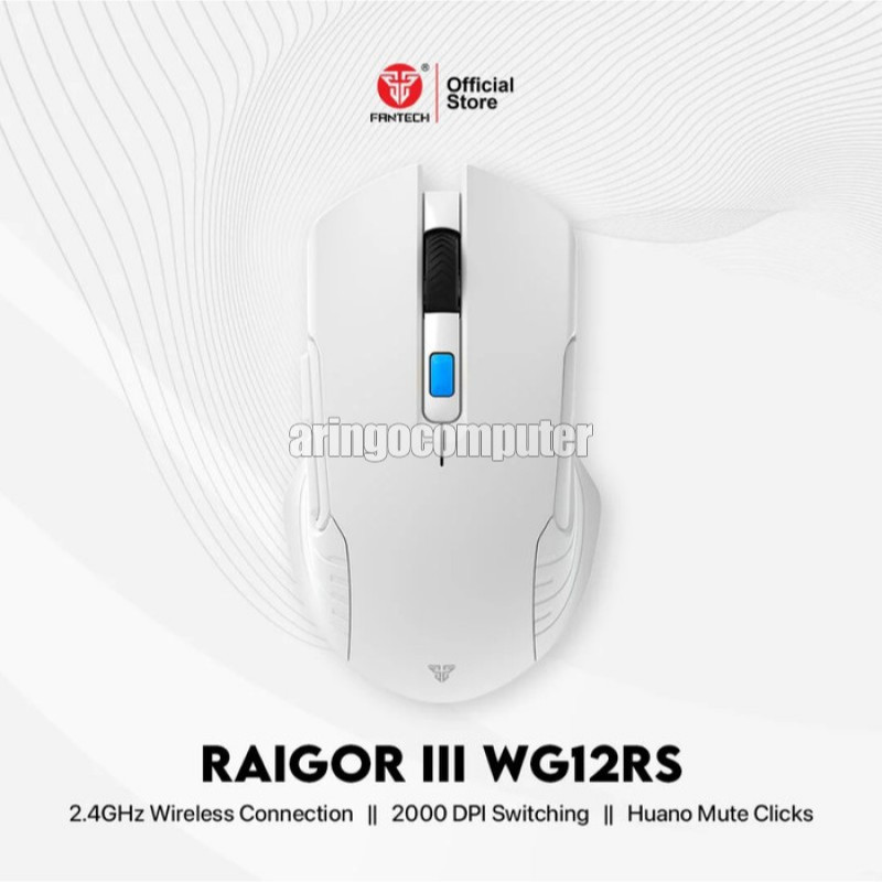Jual Mouse Fantech WG12RS RAIGOR III GAMING RECHARGEABLE/WIRELESS ...