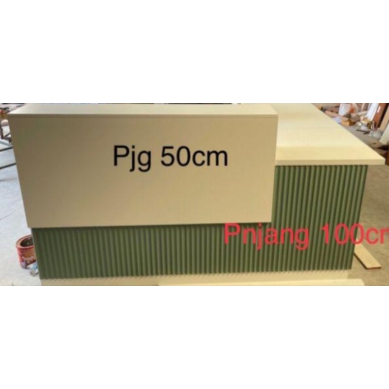 Jual meja resepsionis - meja kasir - meja front office - meja teller ...