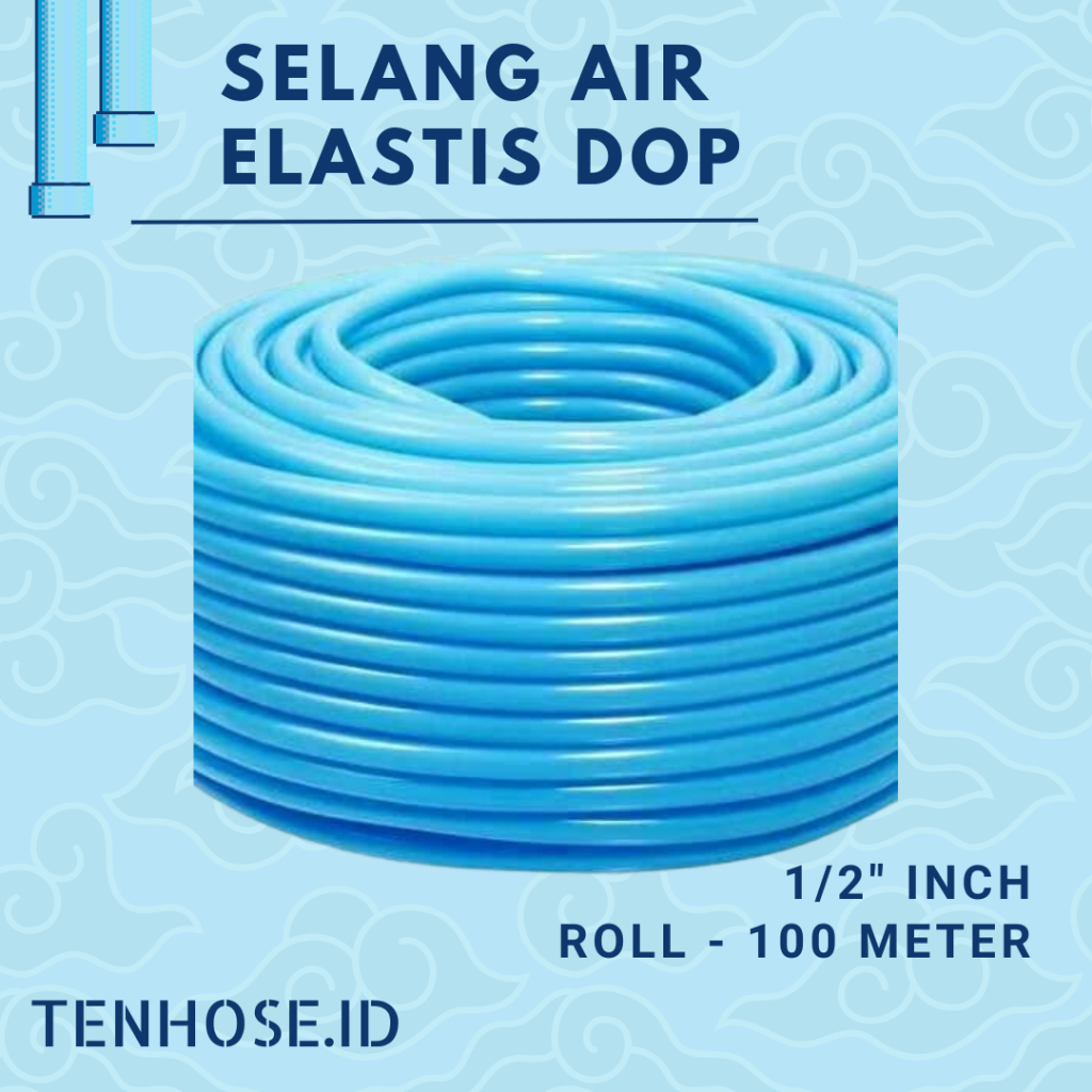 Jual Selang Air Elastis Taman Dop Flex 1/2" Inch 100 Meter / Selang Dop Air Taman | Shopee Indonesia