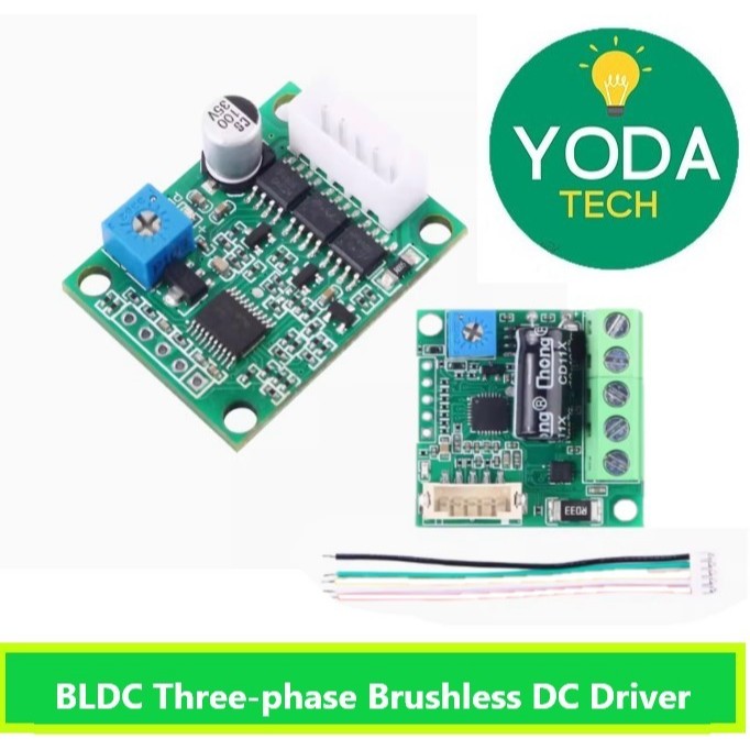Jual BLDC Three-phase Brushless DC Driver 50W/100W 5-24V (1631 ...