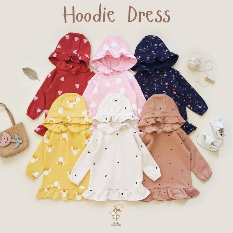 Jual Atozbabyneeds - Sweeter / Baju Hangat Anak - Hoodie Dress | Shopee ...