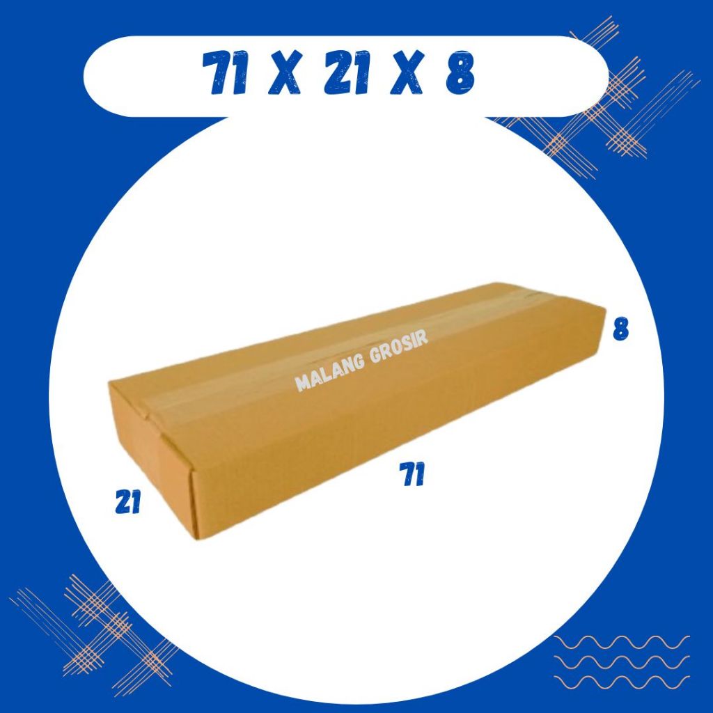 Jual Kardus 71x21x8 Box Raket Packing A1 Double Wall Karton Dus Kotak ...