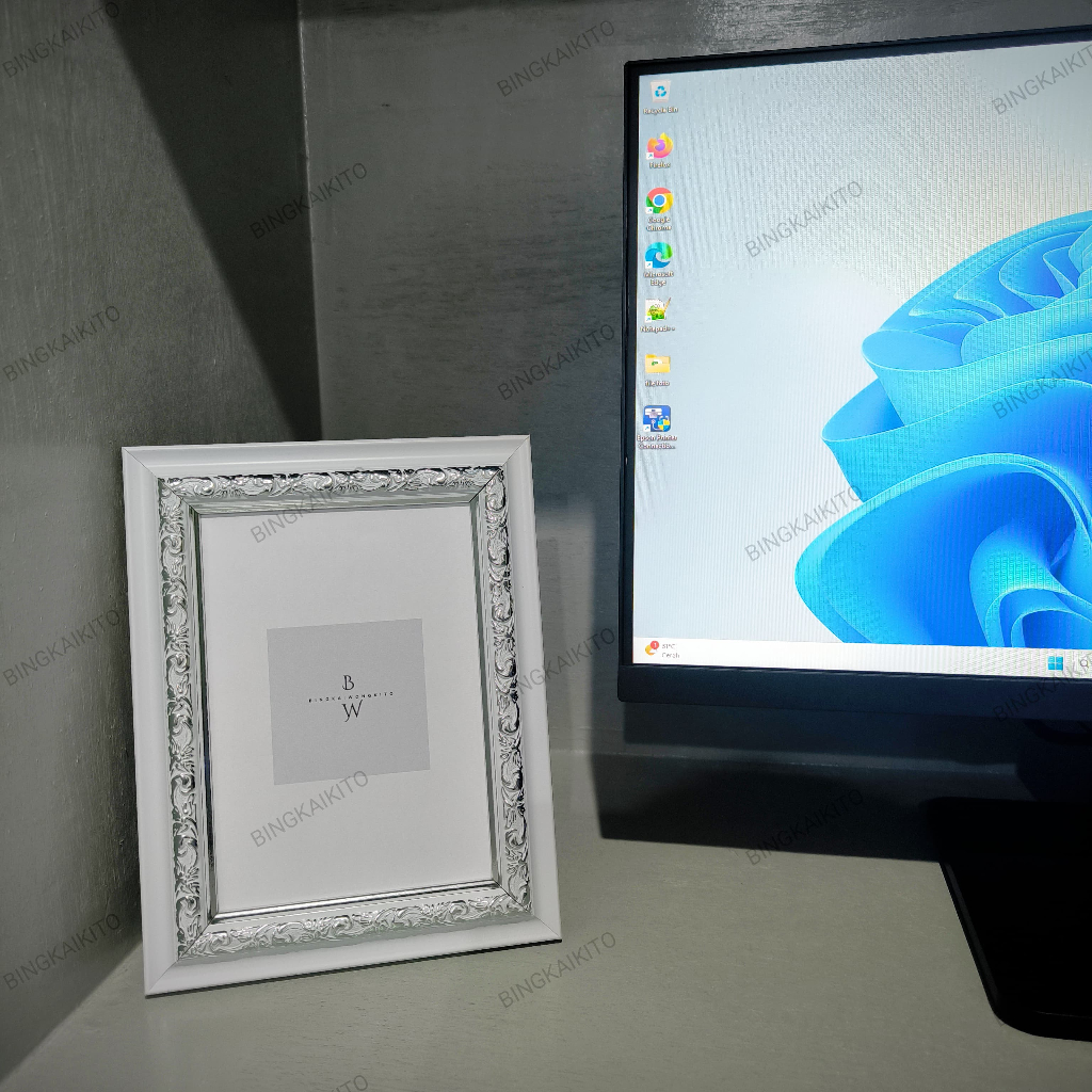 Jual Bingkai MD Putih Silver 10R/8R|Bingkai Favorit||Bingkai Cantik ...