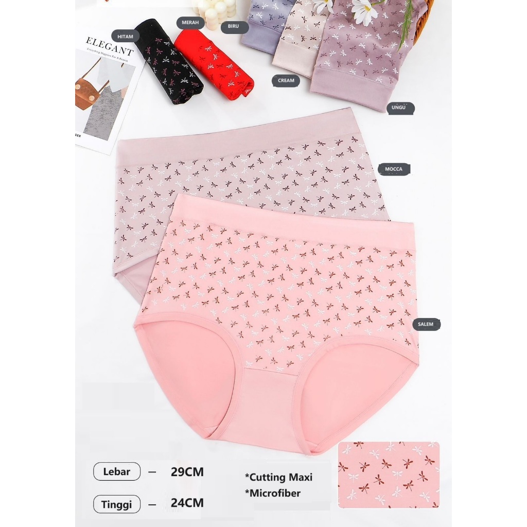 Jual Celana Dalam Wanita Soft Besar Maxi Tinggi CD Jumbo Big Size XXXXL 4L 5L | Shopee Indonesia
