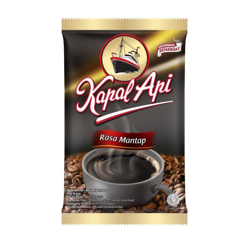 Jual Kapal api kopi bubuk Mantap 60gr | Shopee Indonesia