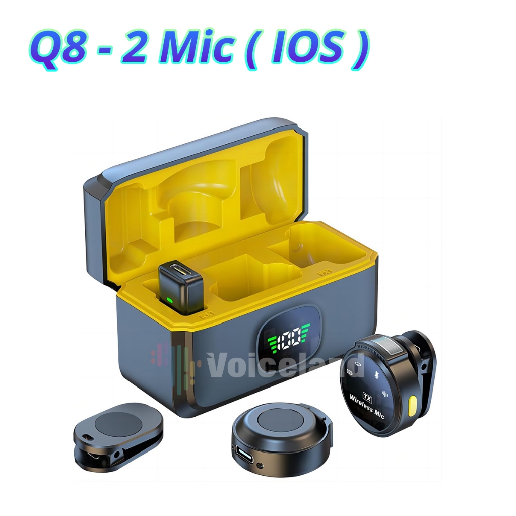 Jual 【3 In 1 Pro Mic】3.5mm Mikrofon Nirkabel Lavalier Mic Portabel ...