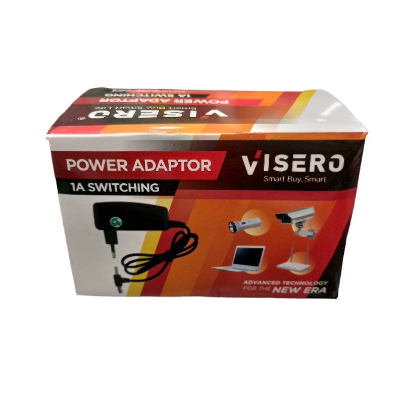Jual Adaptor 1A / 2A 12VOLT Visero Power Adapter 12V | Shopee Indonesia